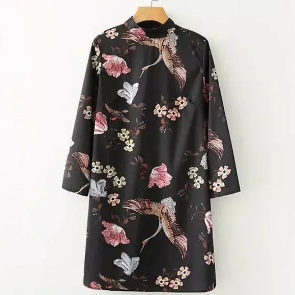 Dresses | Last One Nwt Asian Pattern Tunic Dress | Poshmark